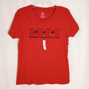Beverly Hills Polo Club | Tops | Bhpc Beverly Hills Polo Club Red Logo ...